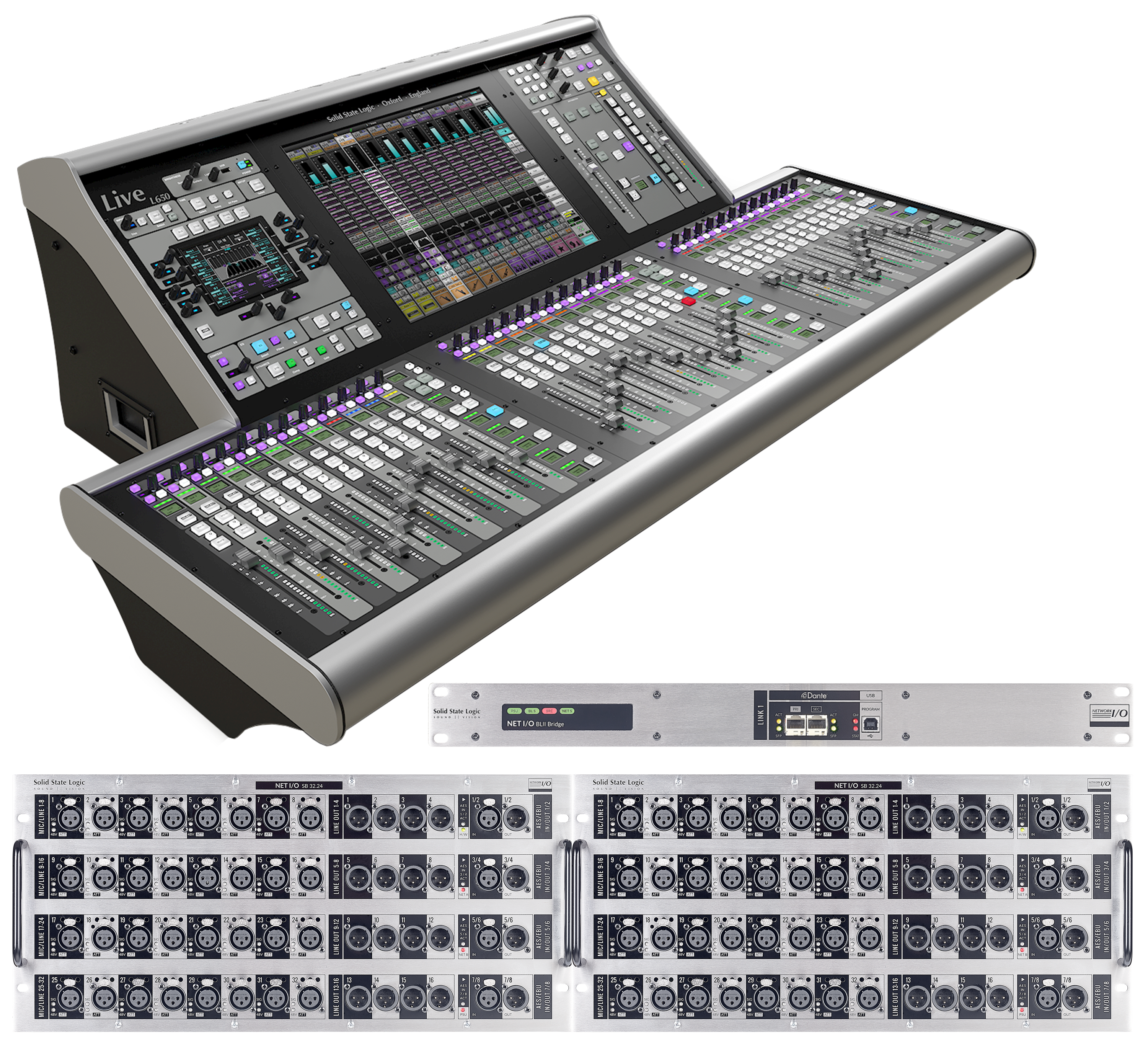 Solid State Logic L650 Live Console Dante Bundle | Sweetwater
