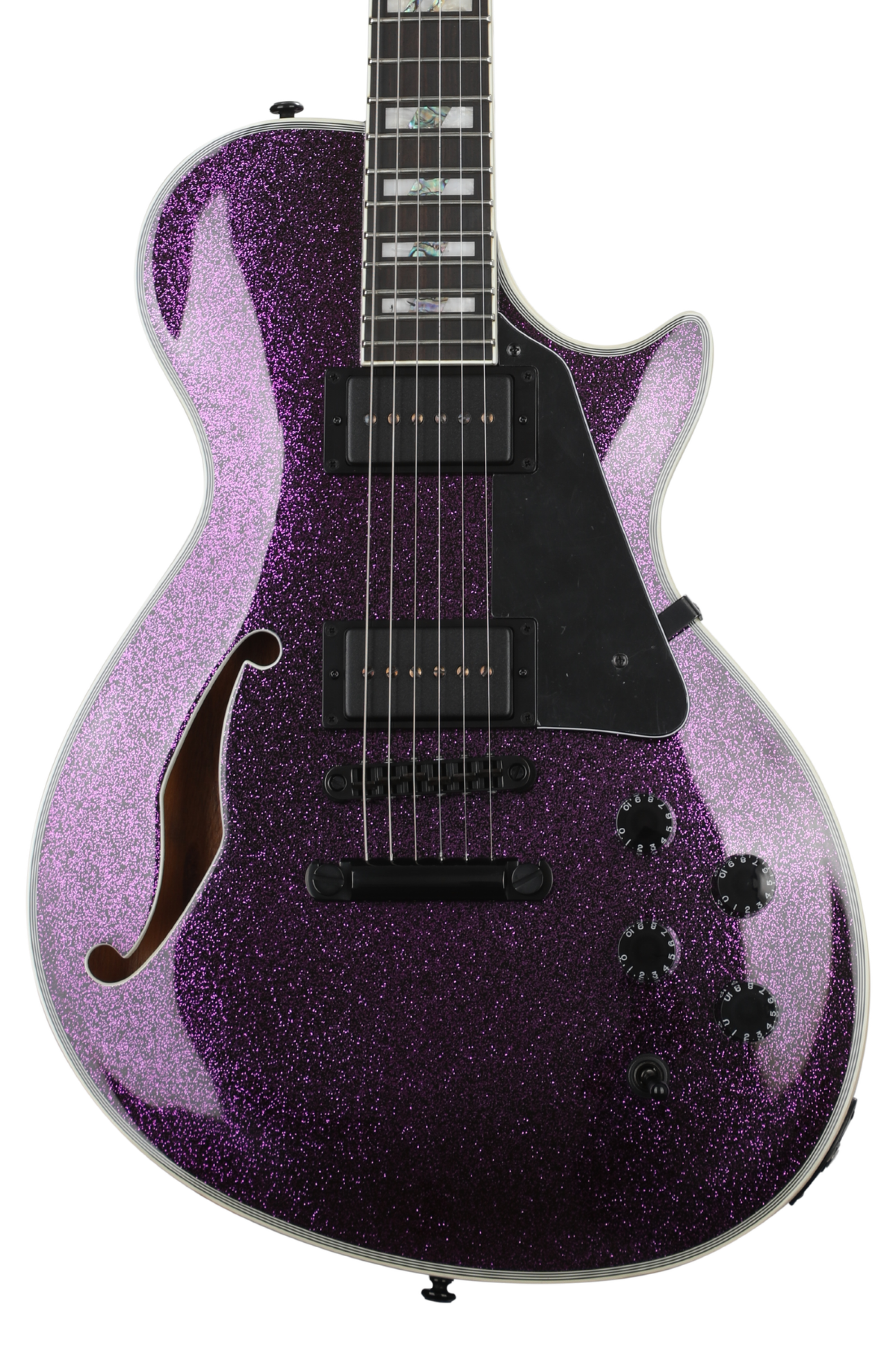 ESP LTD Xtone PS-1000 Semi-hollow - Purple Sparkle | Sweetwater