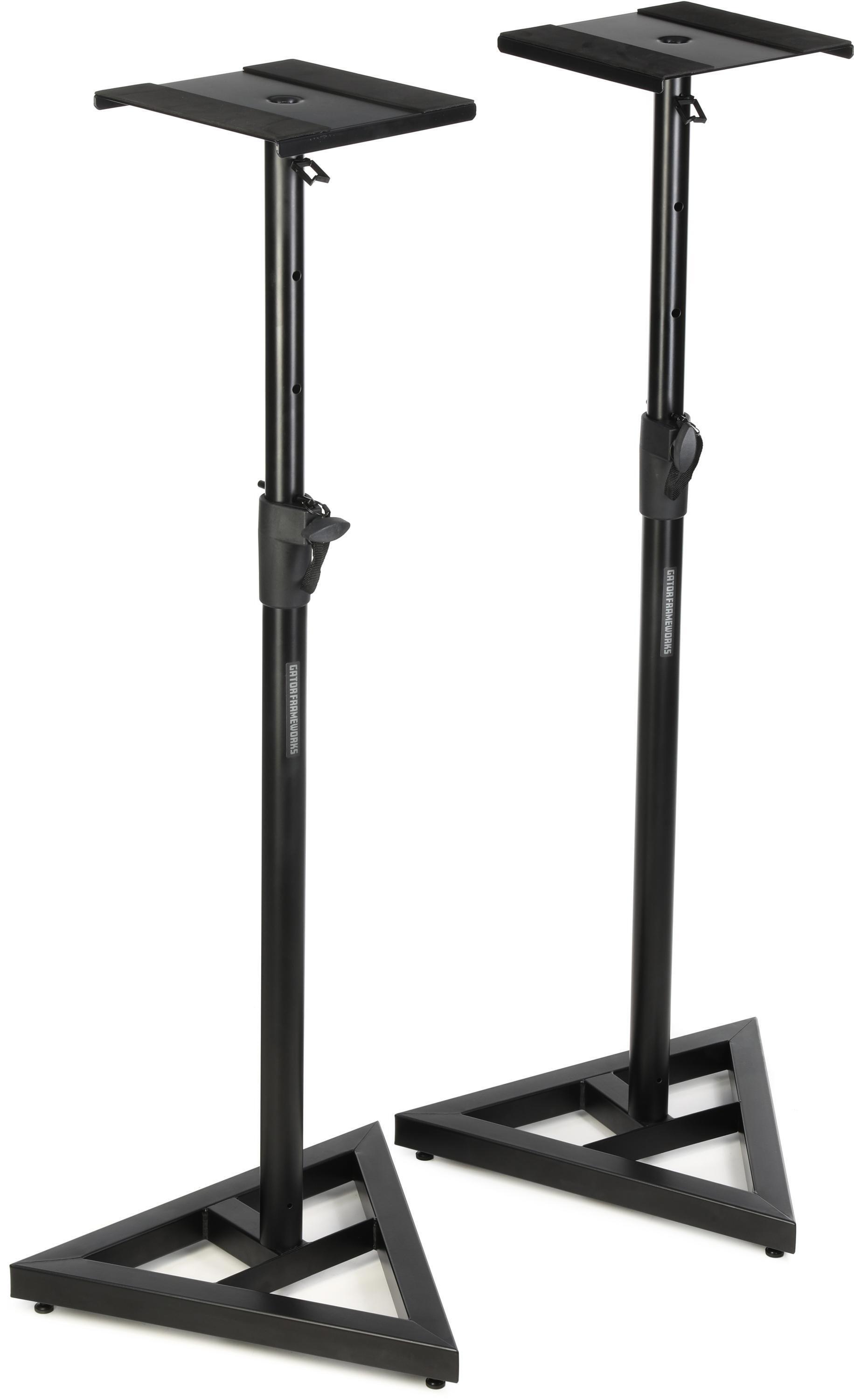 Rok-It Studio Monitor Stand Pair - Black | Sweetwater