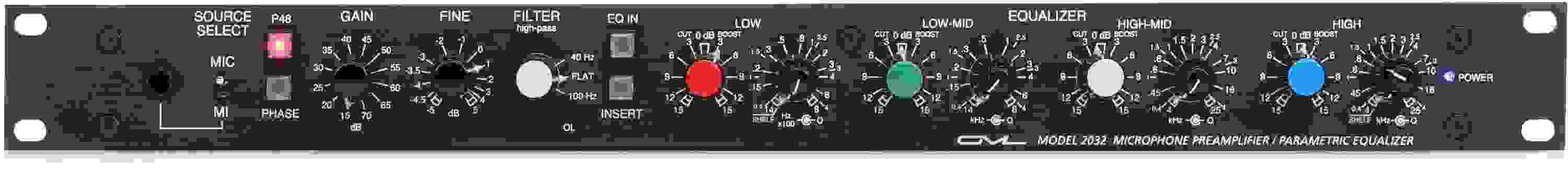 GML 2032 Microphone Preamp & EQ | Sweetwater
