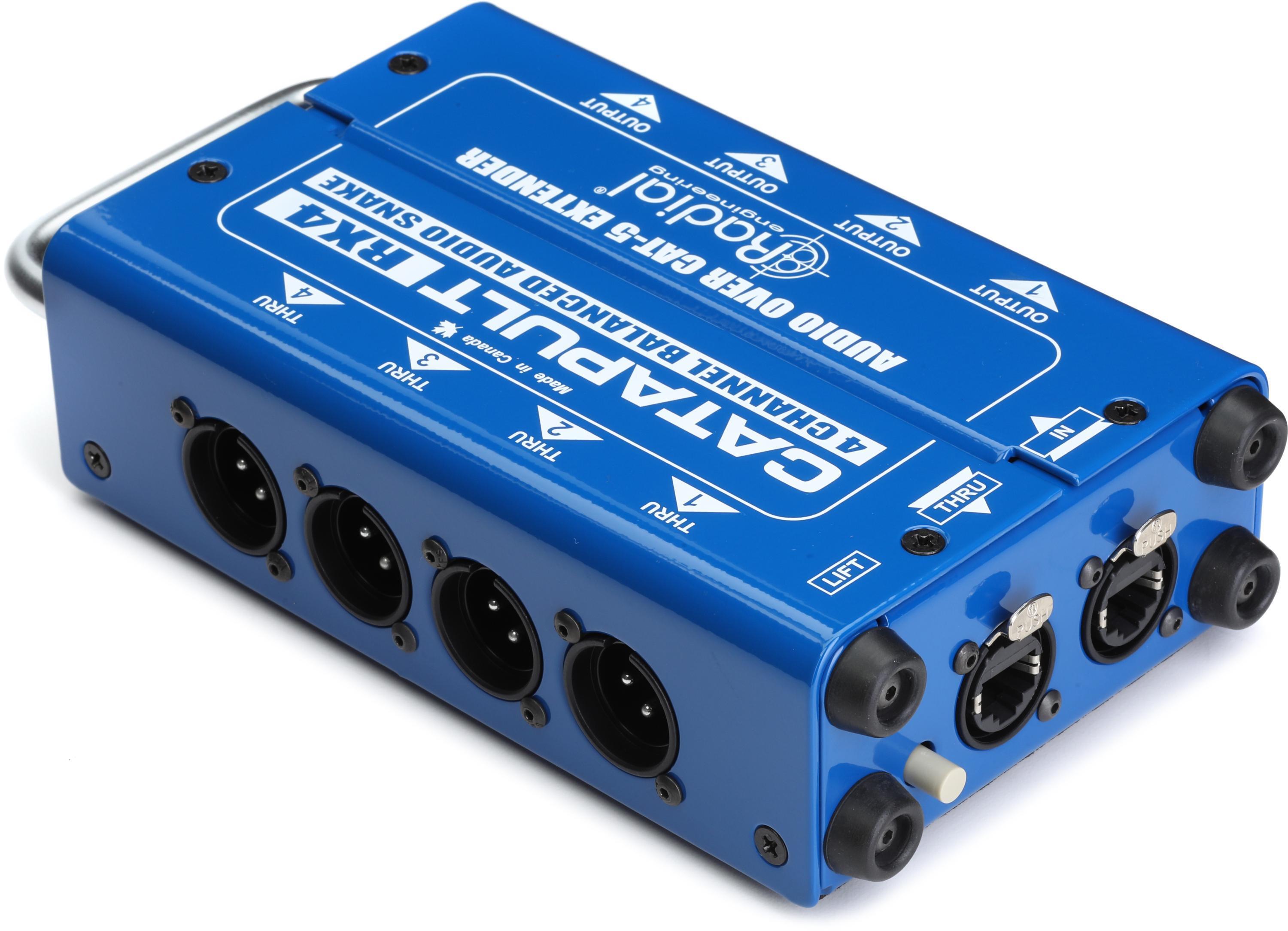 Radial Catapult RX4 4-channel Cat 5 Audio Snake Module | Sweetwater