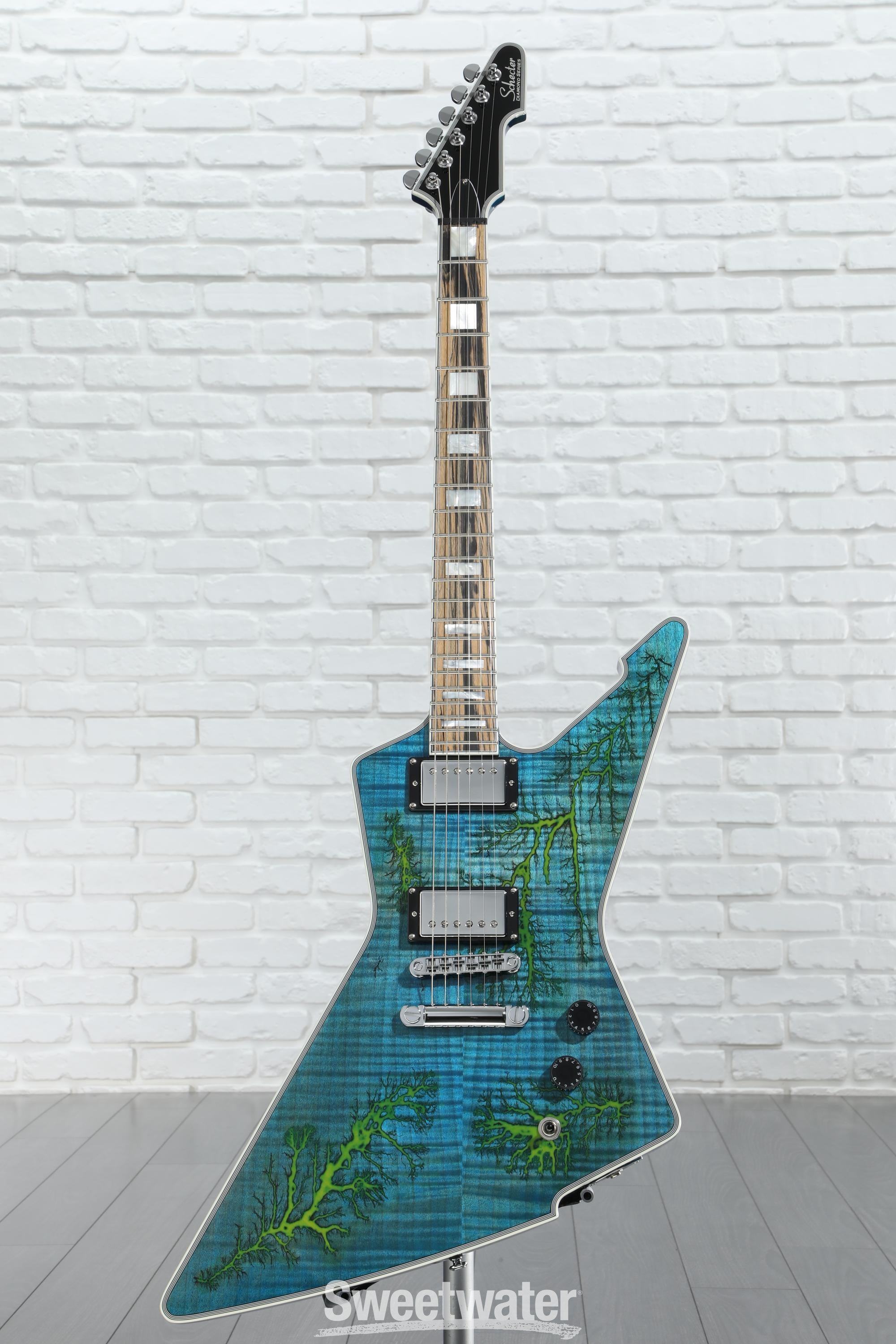 Schecter E-1 Electro Resin Electric Guitar - Yellow Electro Resin ...