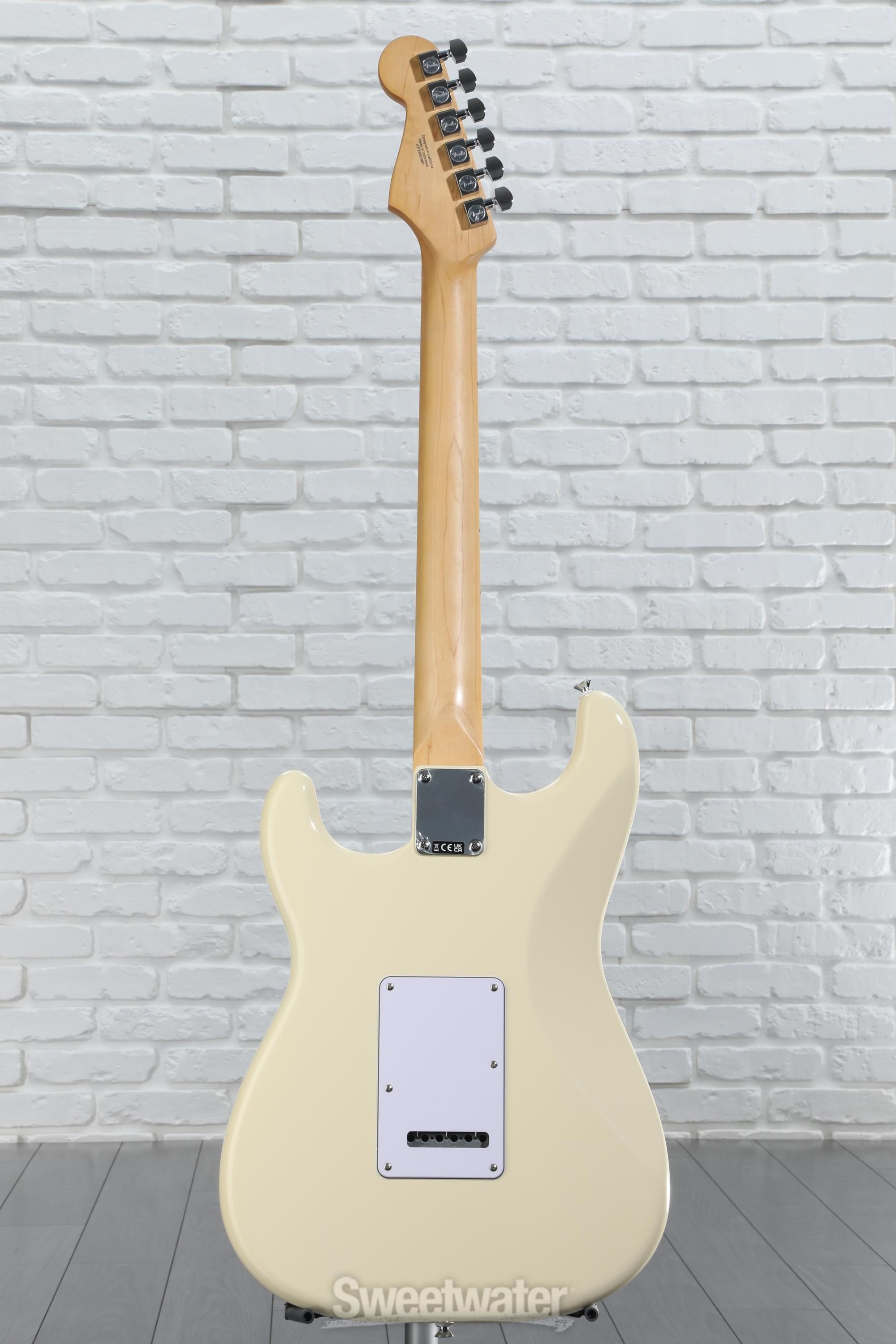 Fender Standard Stratocaster Electric Guitar - Olympic White | Sweetwater