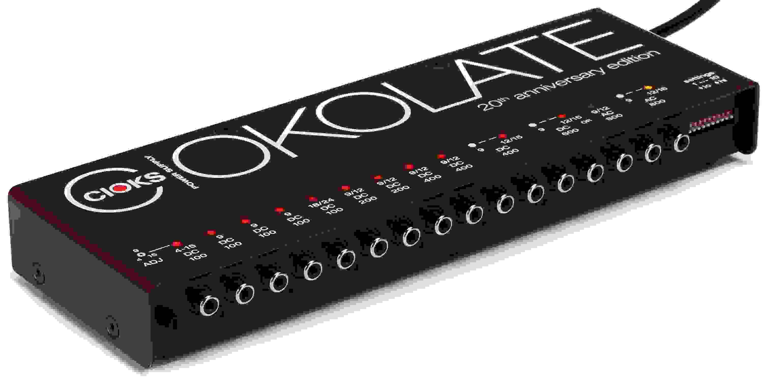 CIOKS CIOKOLATE 16-output 12 Isolated Section Guitar Pedal Power Supply ...