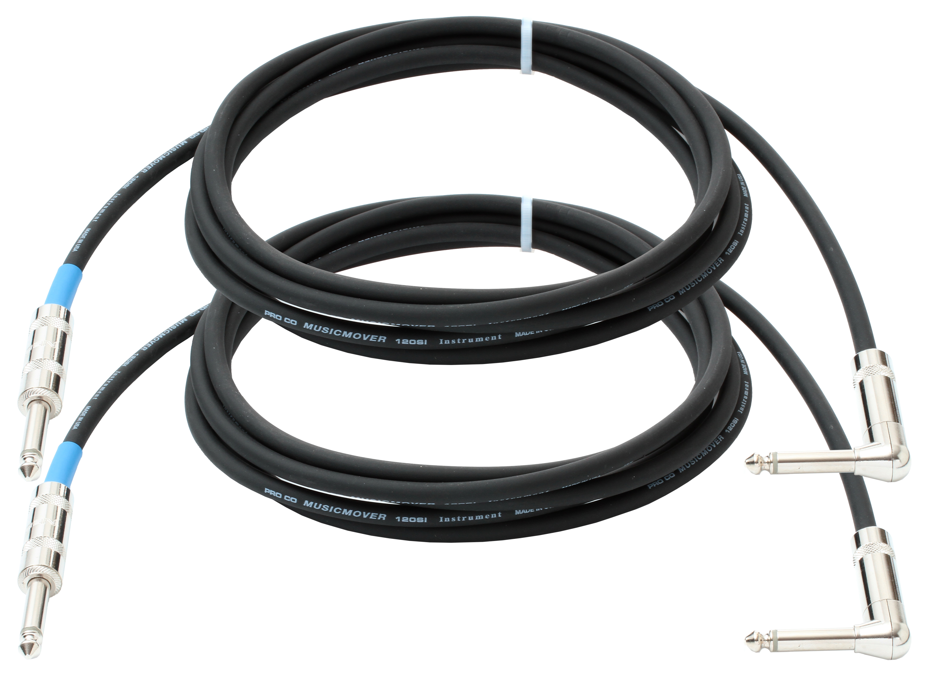 Pro Co EGL-10, 2-pack Excellines Instrument cable, 10' | Sweetwater