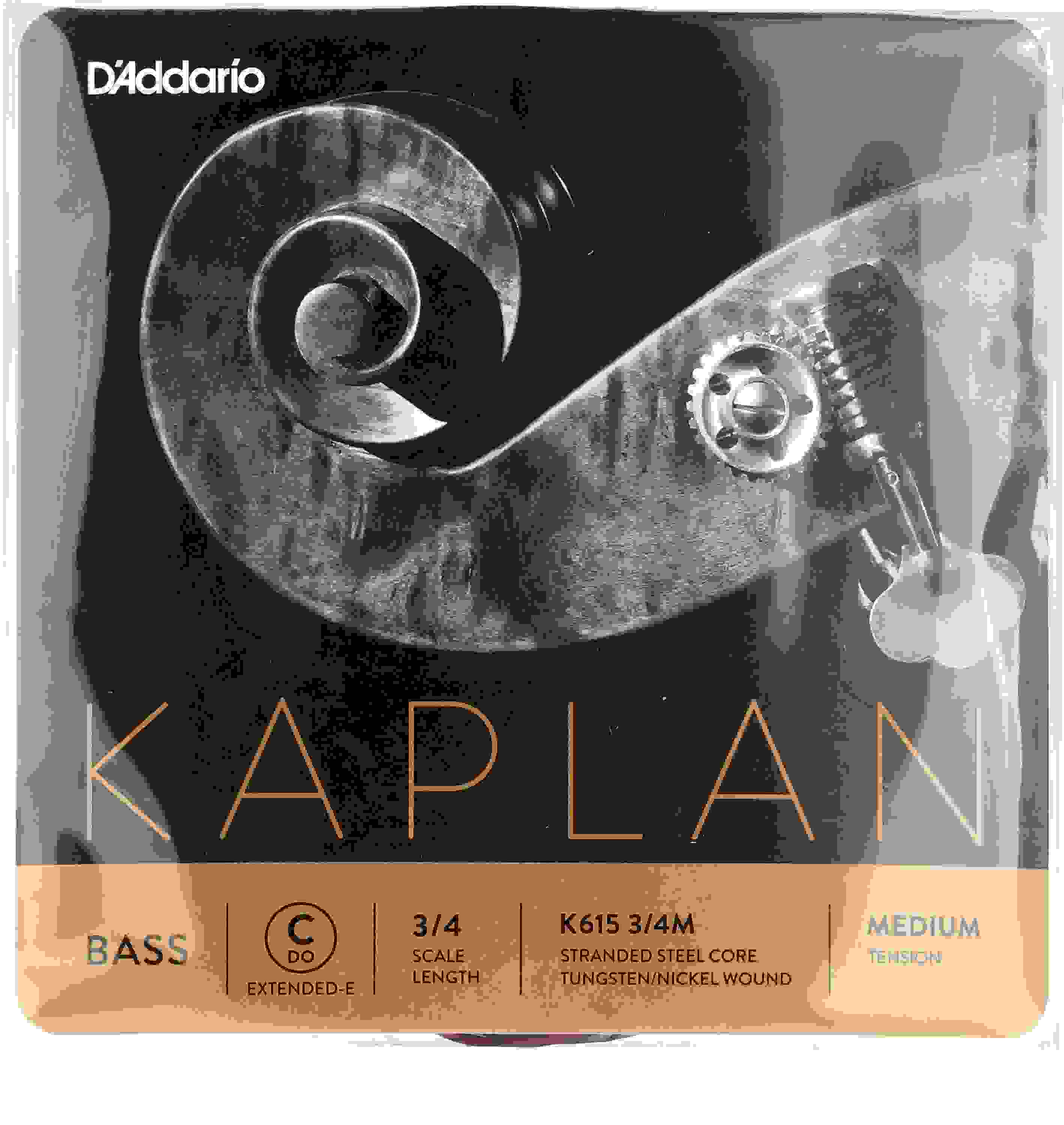 D'Addario K615 Kaplan Double Bass C Extension String - 3/4 Size ...