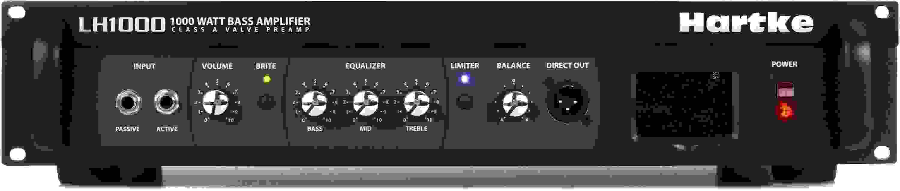 Hartke LH1000 1000-watt Bass Head | Sweetwater