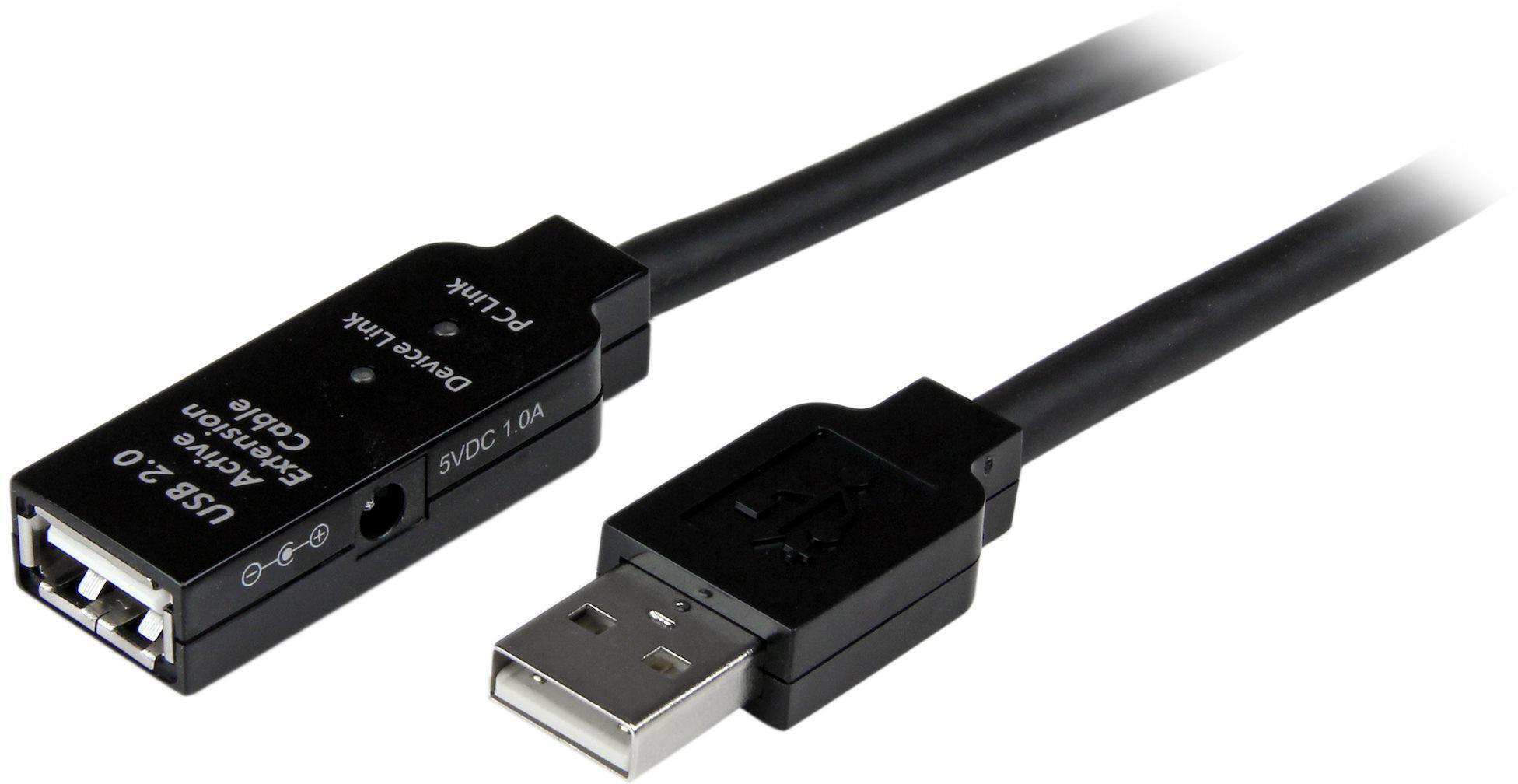 StarTech.com USB 2.0 Active Extension Cable - 10m | Sweetwater