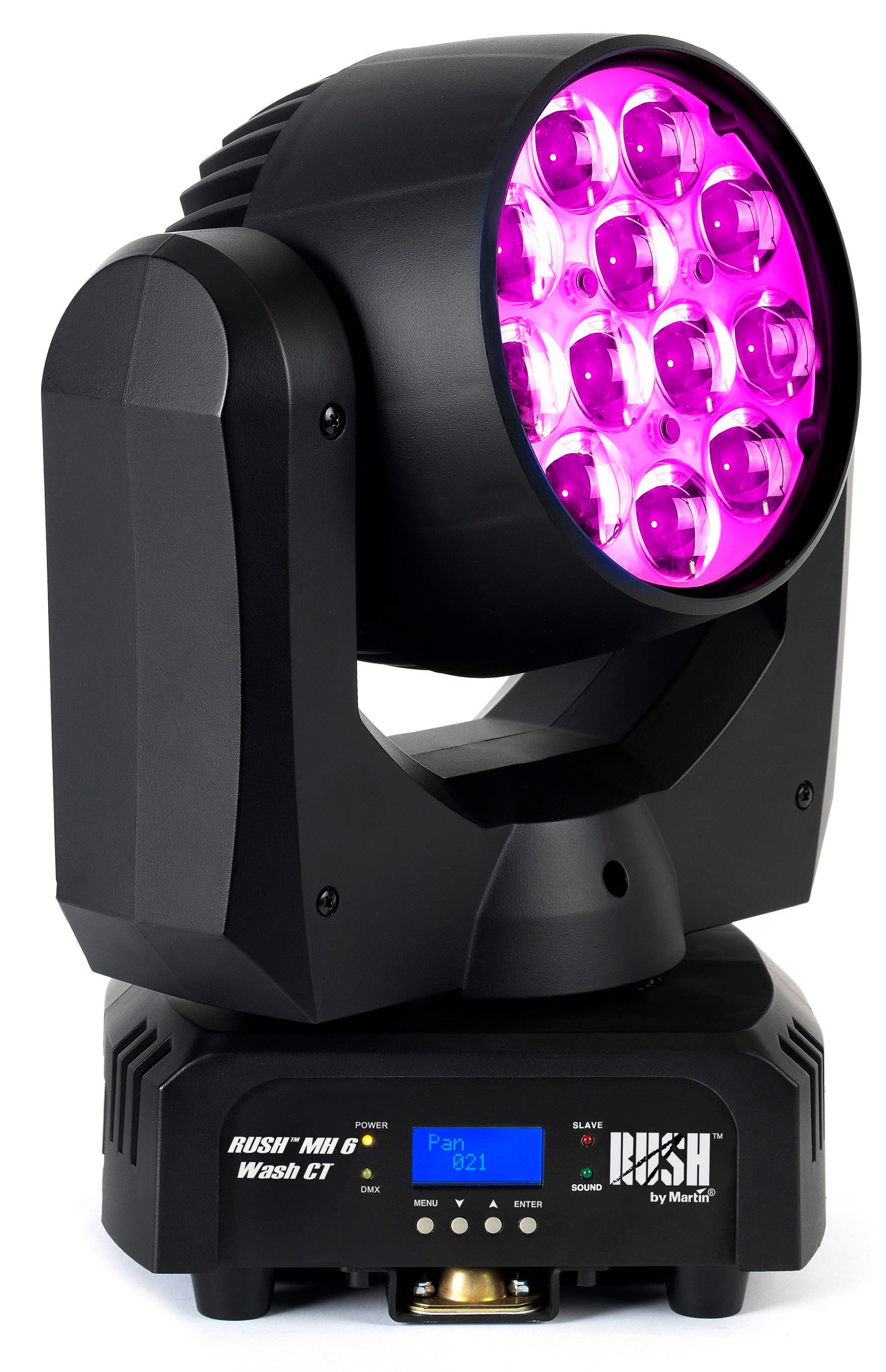 Martin Lighting RUSH MH 6 Wash RGBW Moving-Head Wash with Zoom | Sweetwater