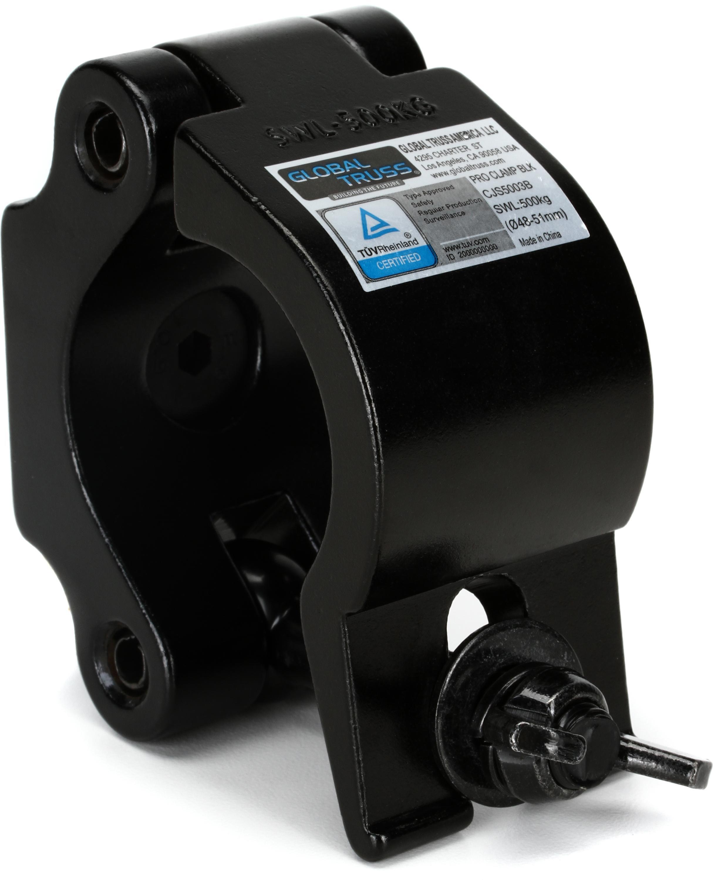 Global Truss Pro Clamp 2-inch Pro Aluminium Clamp - Black | Sweetwater