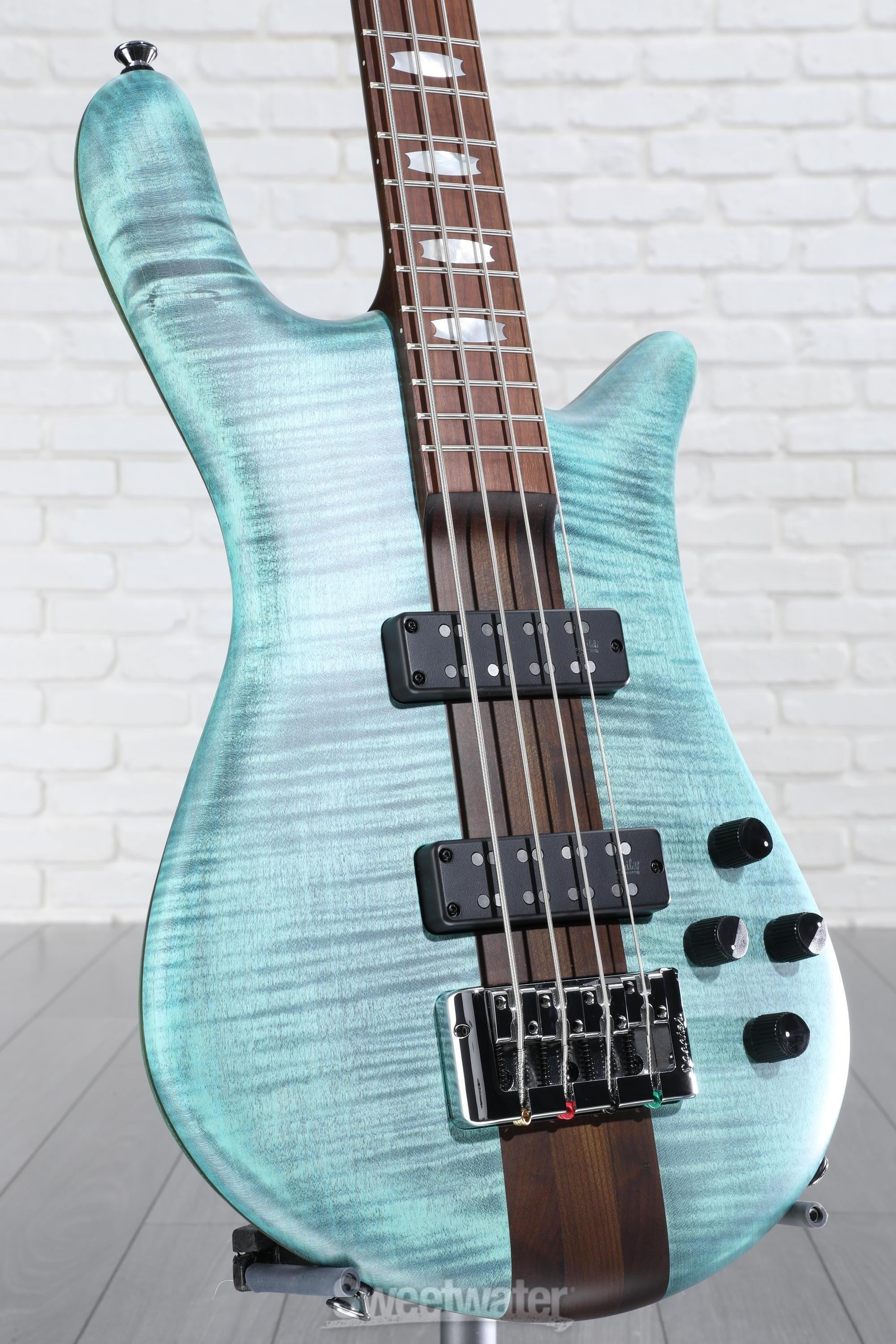 Spector Euro 4 RST Bass Guitar - Turquoise Tide | Sweetwater