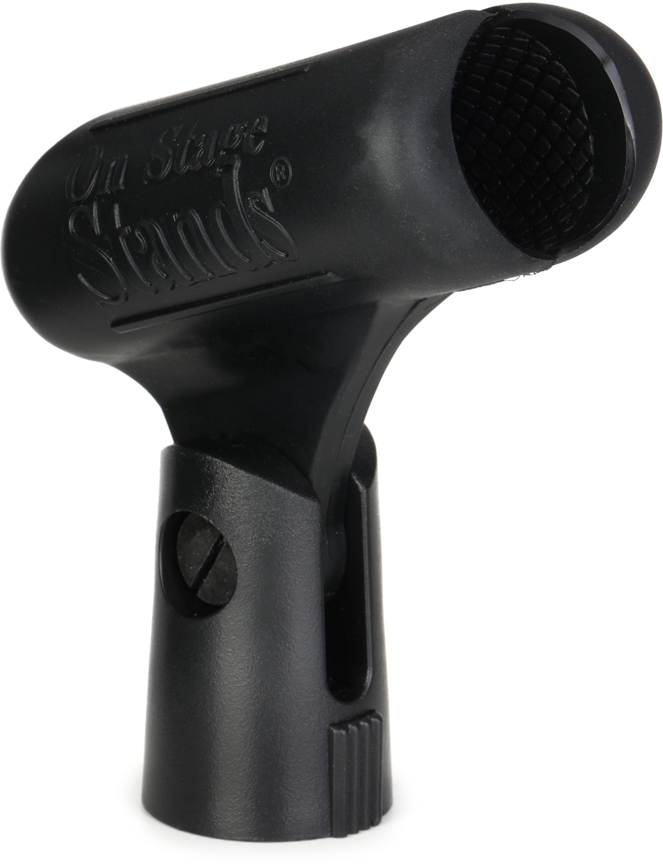 On-Stage MY100 Unbreakable Rubber Dynamic Microphone Clip | Sweetwater