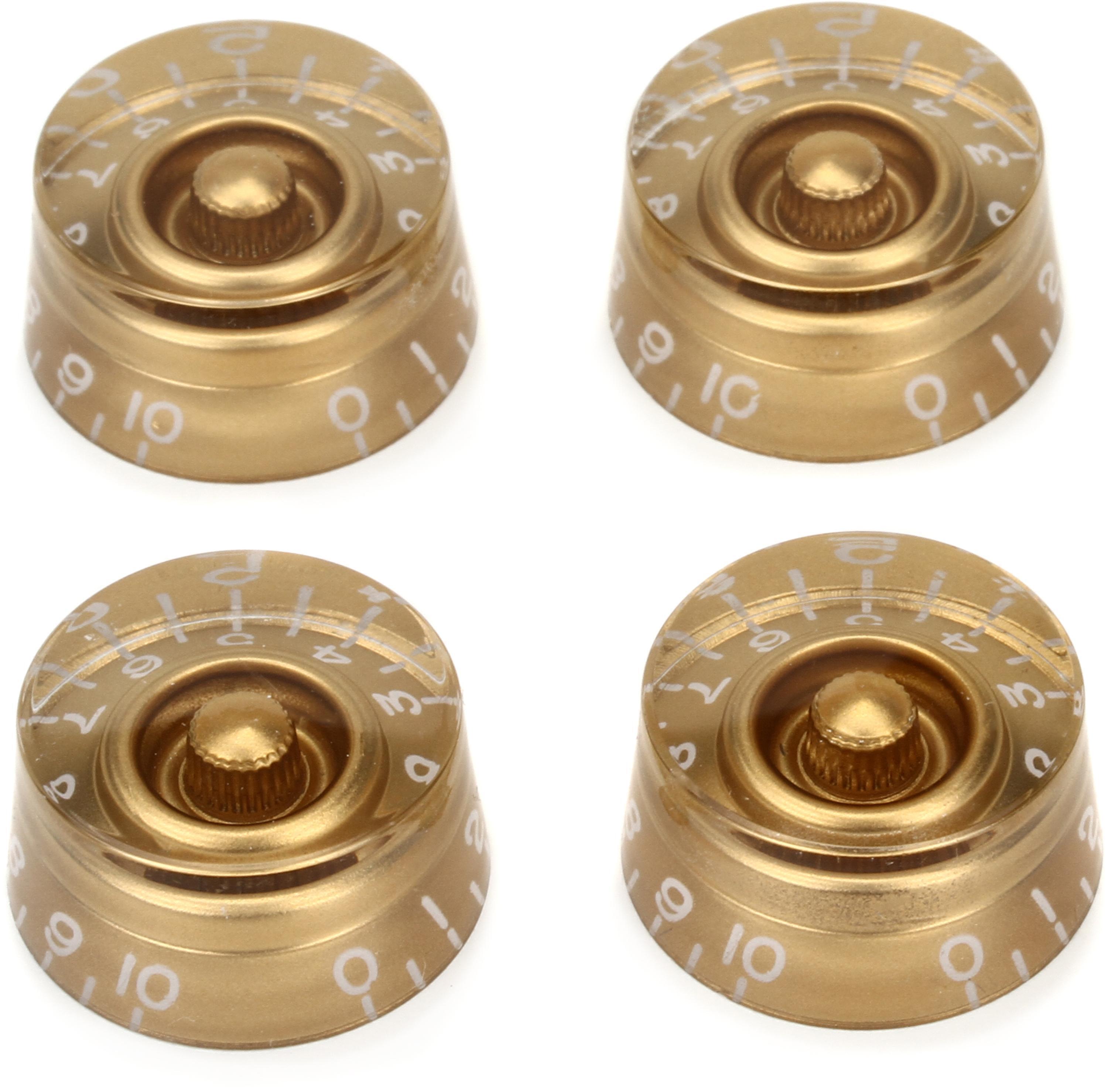 Gibson Accessories Speed Knobs - Gold (4-pack) | Sweetwater