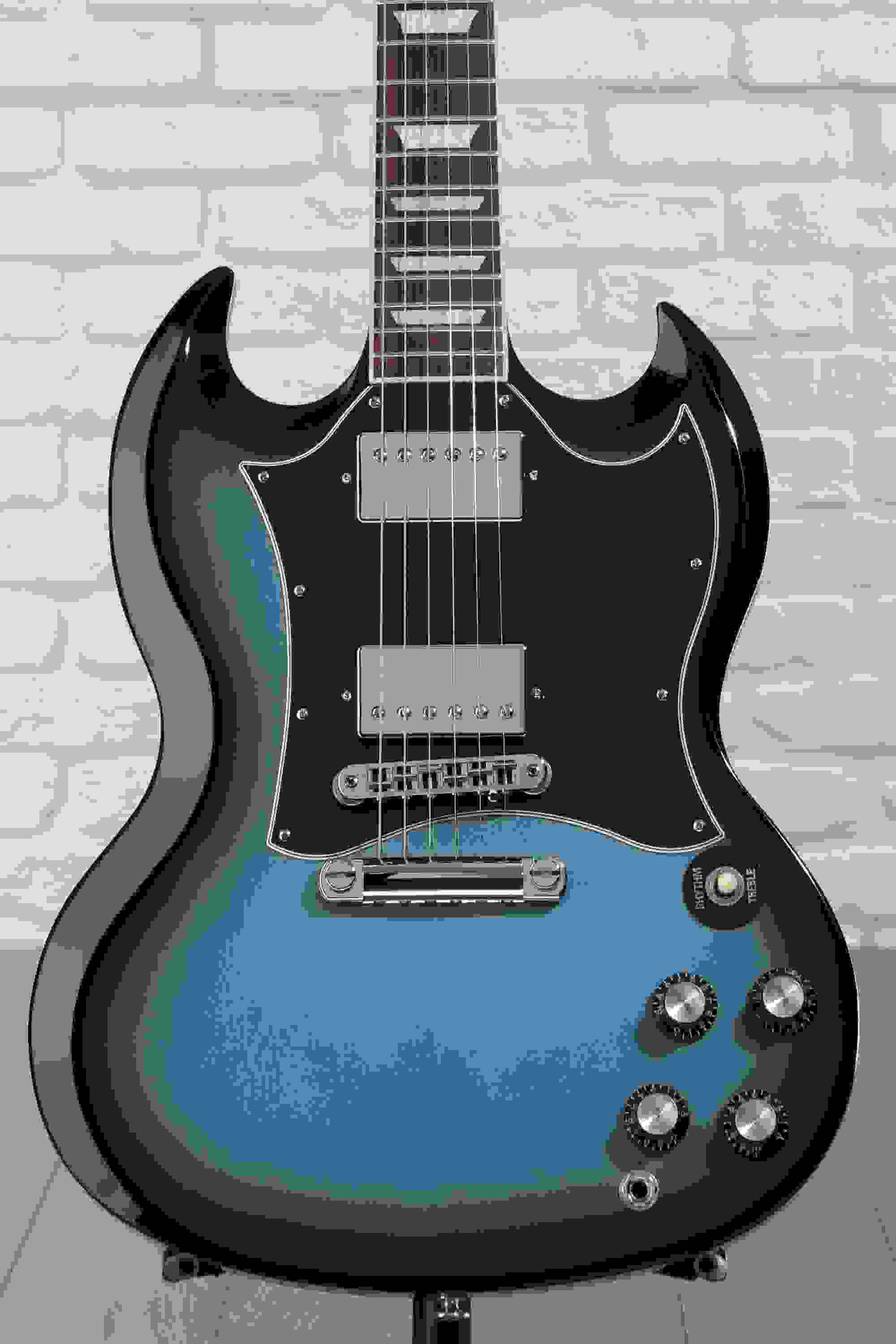 Gibson SG Standard Electric Guitar - Pelham Blue Burst | Sweetwater