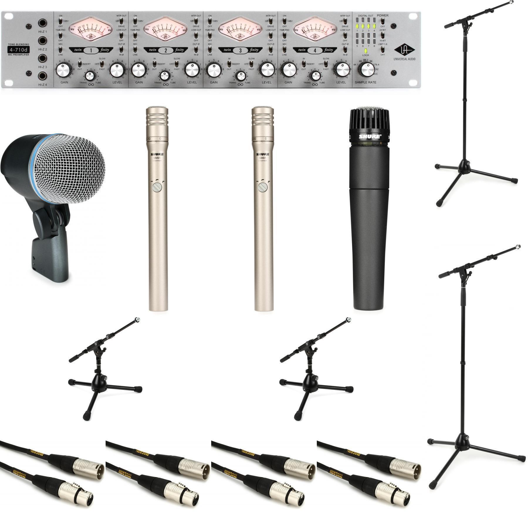 Universal Audio 4710D Drum Recording Package | Sweetwater