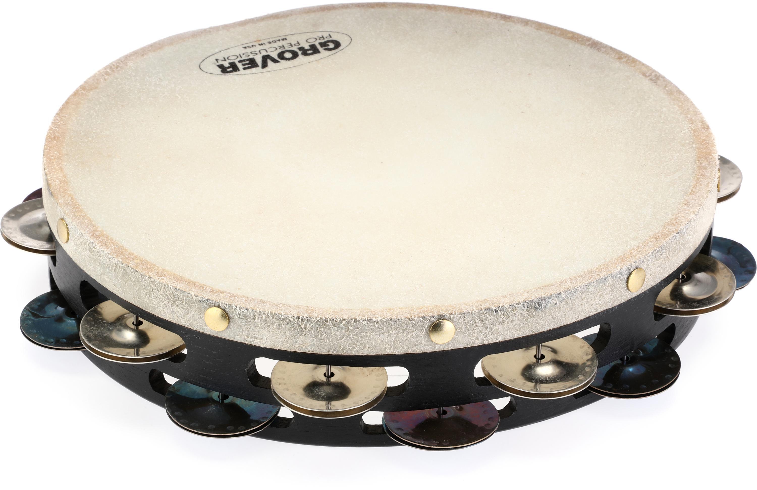 Grover Pro Percussion Hybrid 10-inch Double-row Tambourine | Sweetwater
