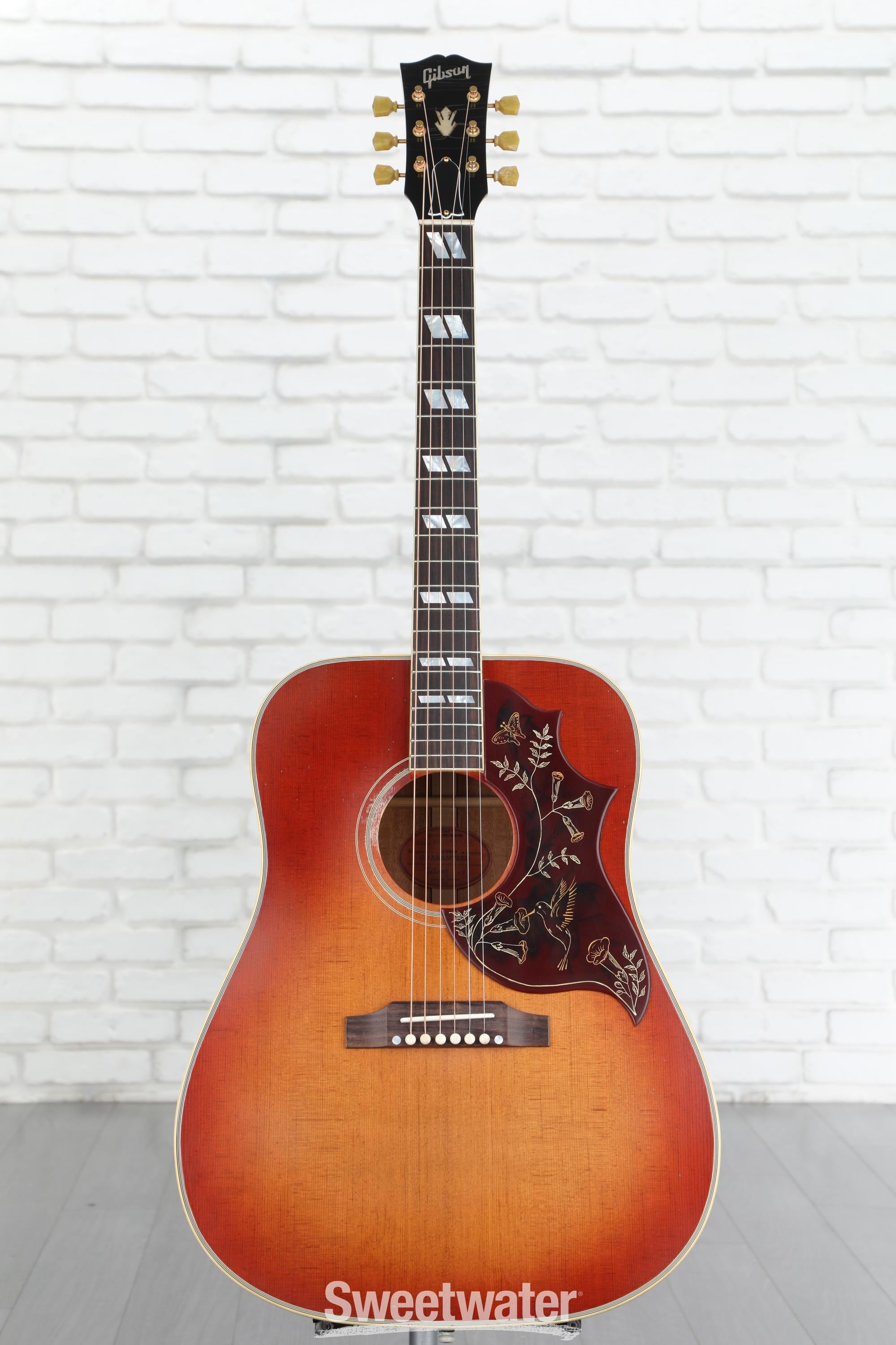 Gibson Acoustic 1960 Hummingbird Murphy Lab Light Aged Acoustic Guitar ...