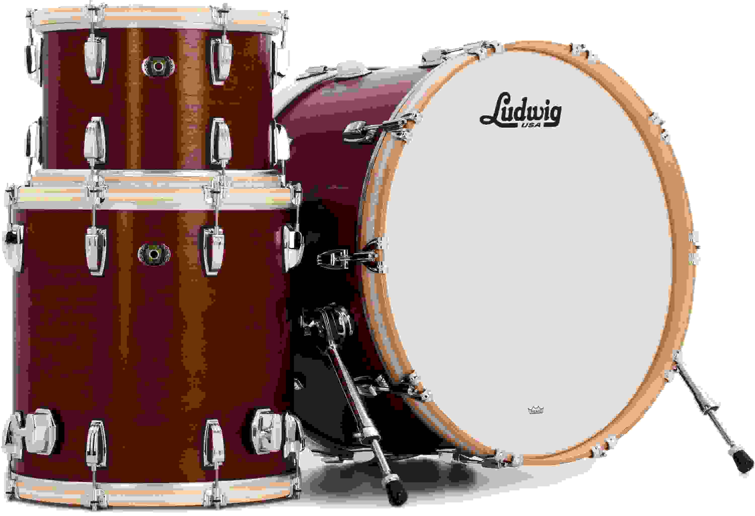 Ludwig Legacy Mahogany "Van Buren" Pro Beat Shell Pack - Vintage ...