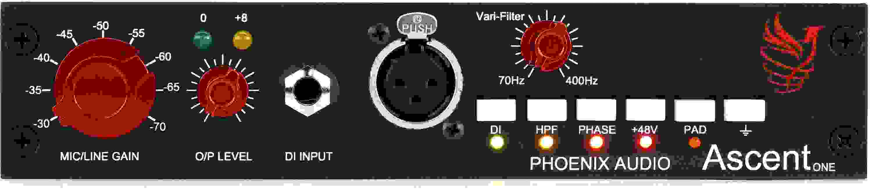 Phoenix Audio Ascent One Microphone Preamp with DI | Sweetwater