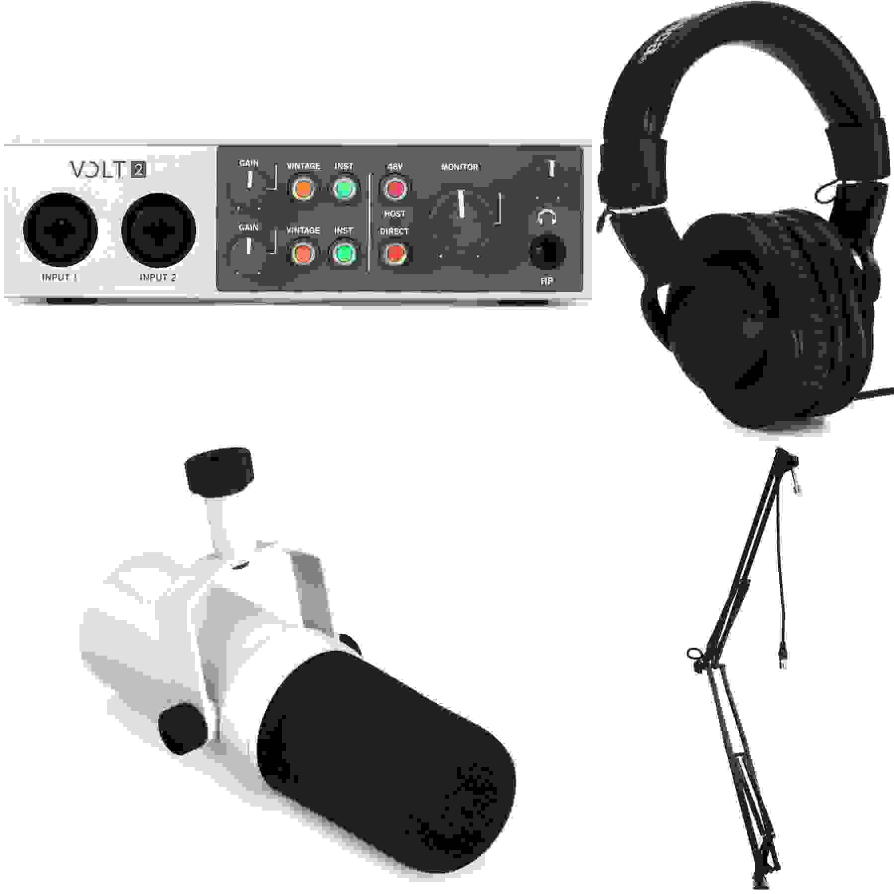 Universal Audio Volt 2 USB-C Audio Interface with Microphone and ...