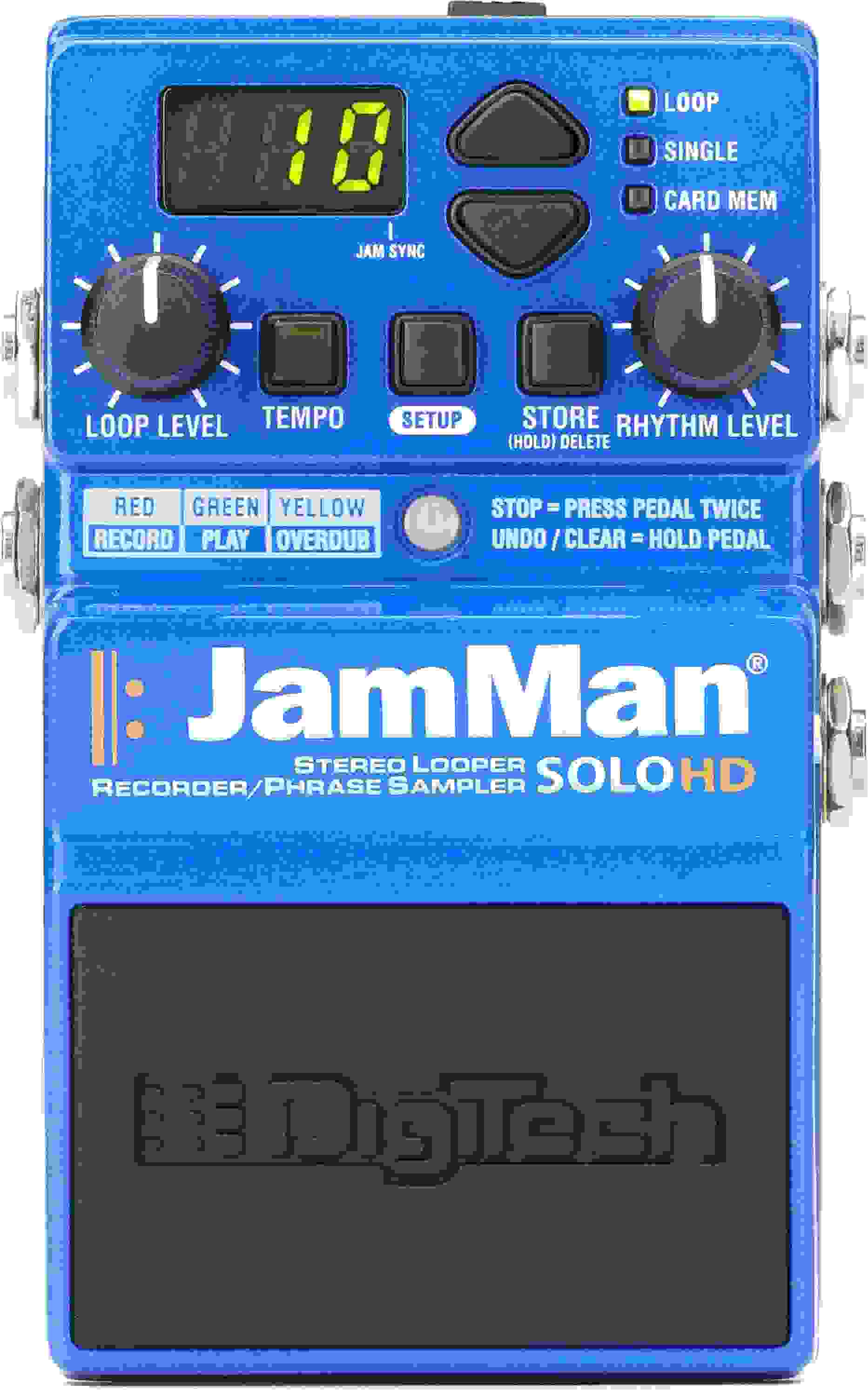 DigiTech JamMan Solo HD Stereo Looper Pedal | Sweetwater