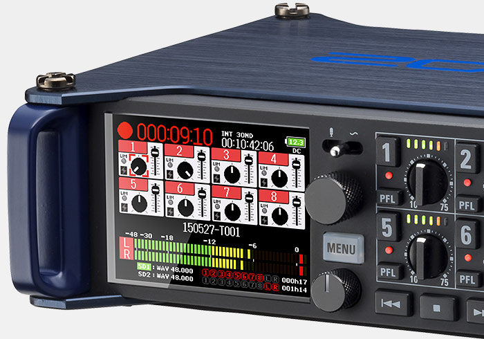 Zoom F8 Multitrack Field Recorder | Sweetwater